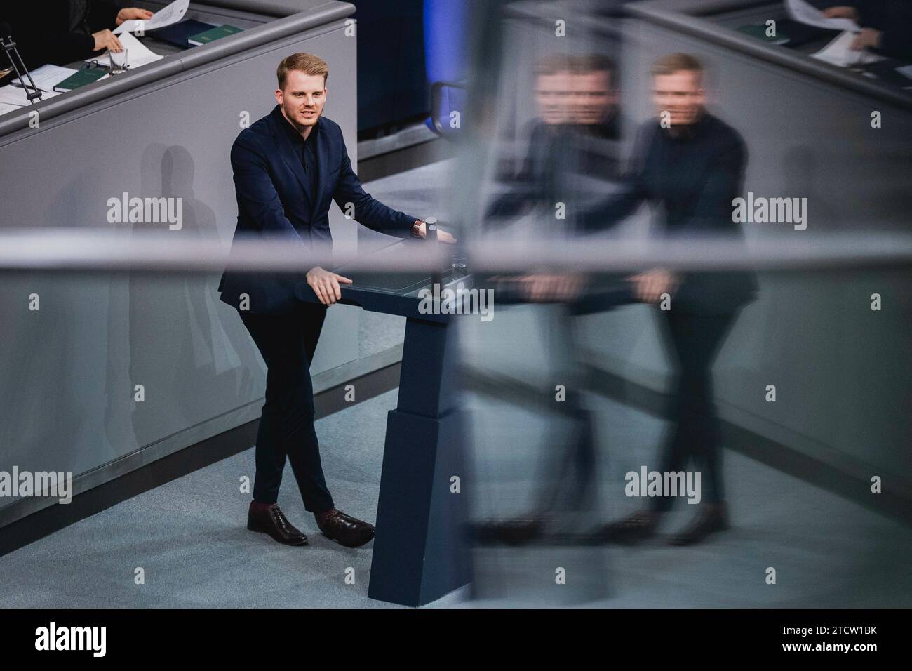 Berlin, Deutschland. 14th Dec, 2023. Tim Kluessendorf, member of the ...