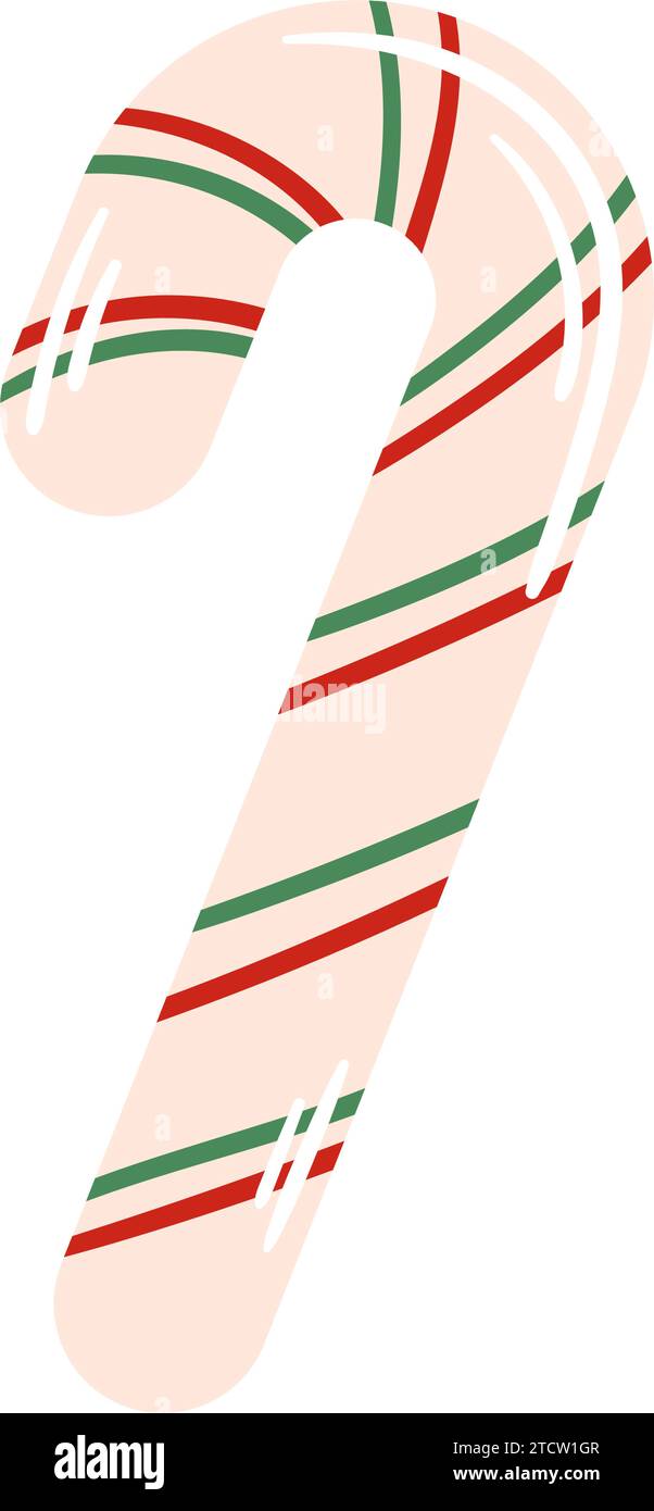 Vector candy cane holly Stock Vector Images - Alamy