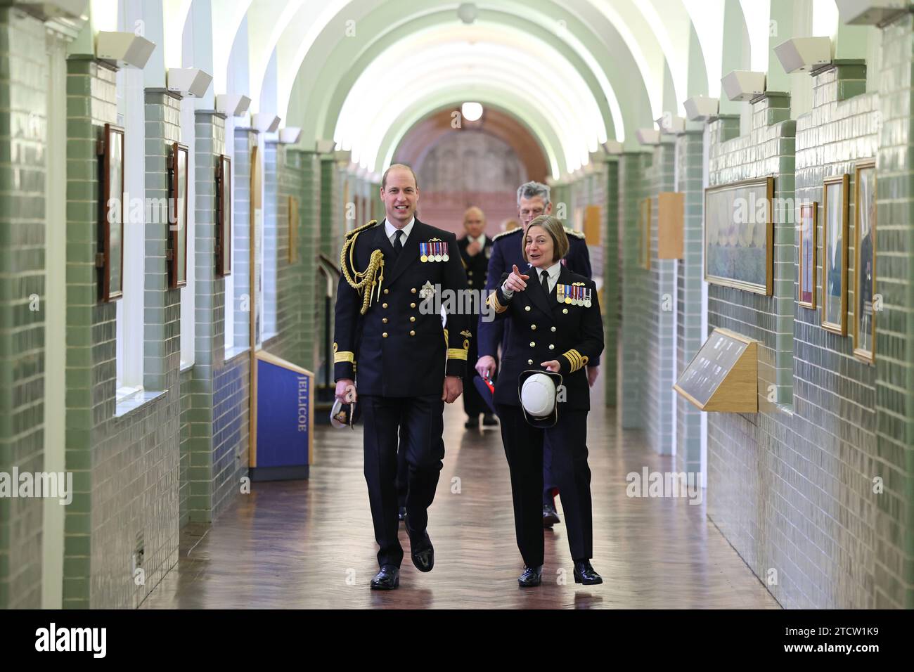 The Prince of Wales at the Lord High Admiral's Divisions at the ...