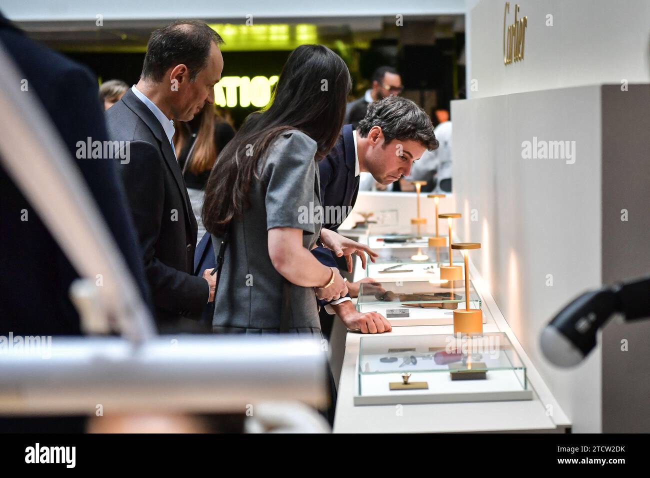 French Education and Youth Minister Gabriel Attal (R) visits workshops ...