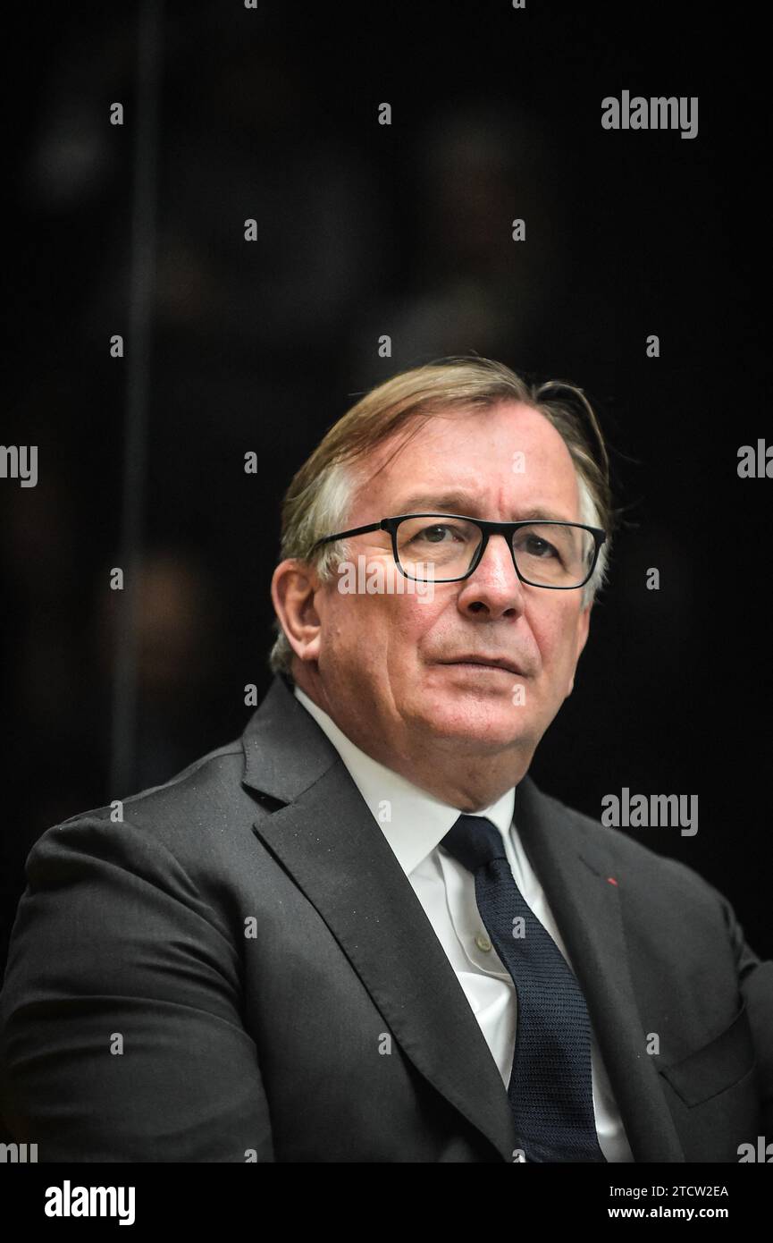 President of Chanel Fashion Activities Bruno Pavlovsky looks on during ...