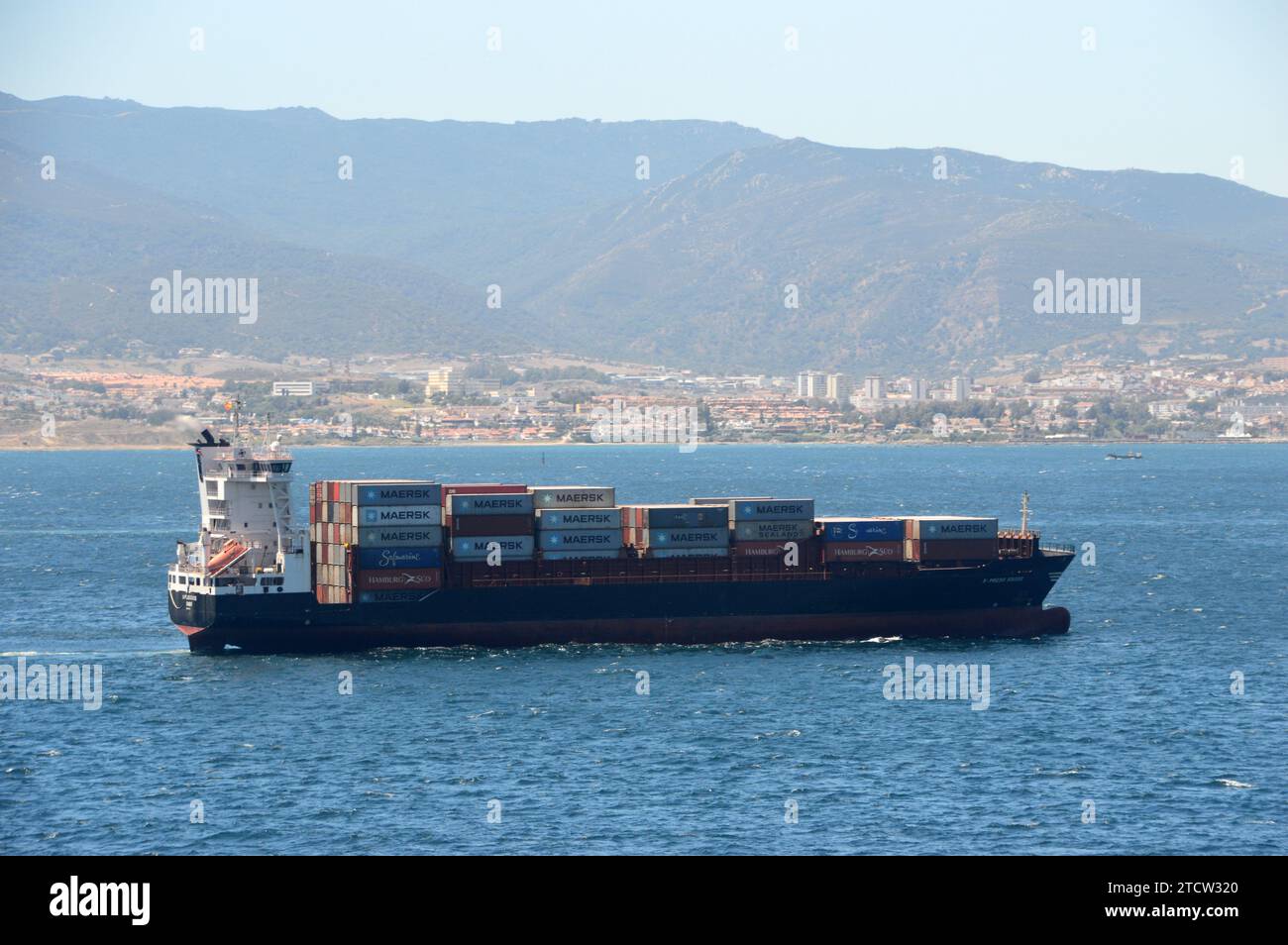 Cargo ship at moroccan coast hi-res stock photography and images - Alamy