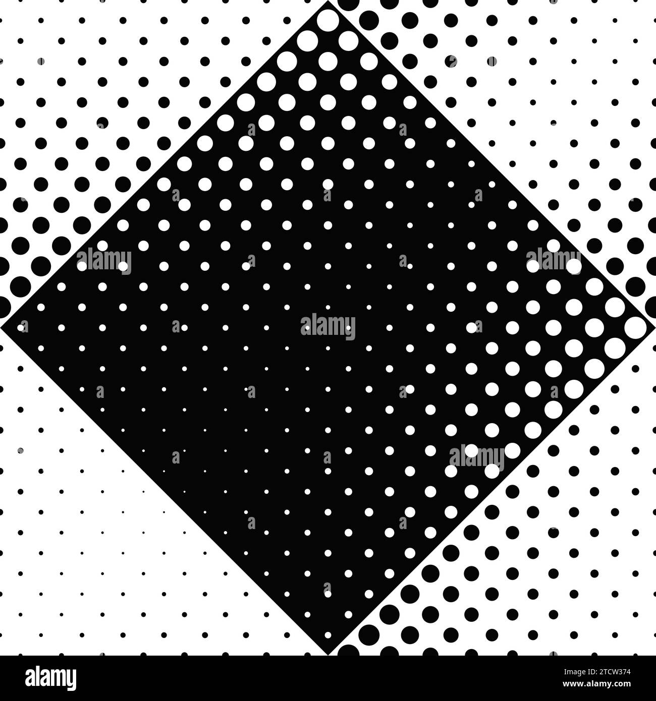 Black and white abstract dot pattern background design Stock Vector ...