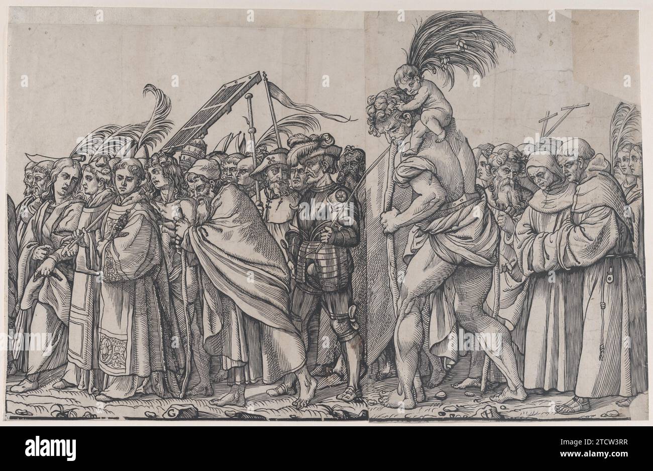 Section H: Saint Christopher carrying the Christ Child, from "The ...