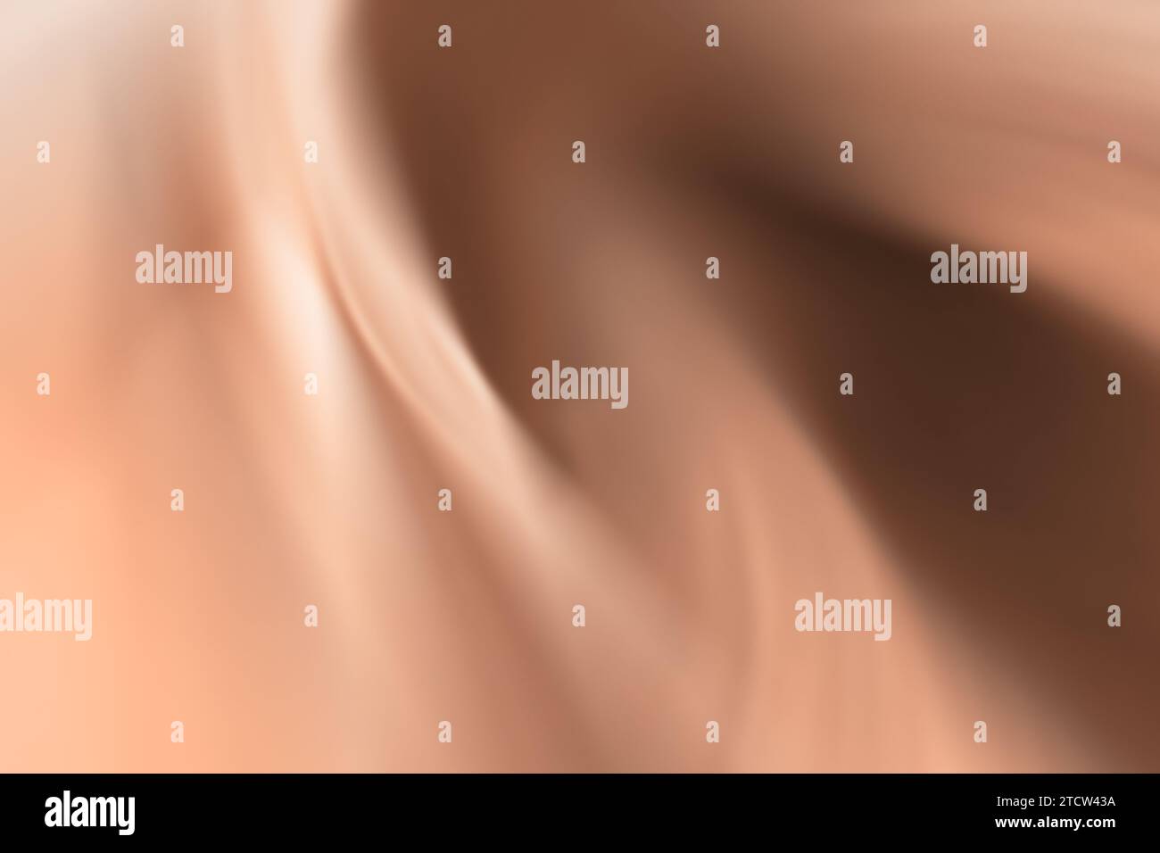 Blurred abstract gradient wave natural peach fuzz background Stock ...