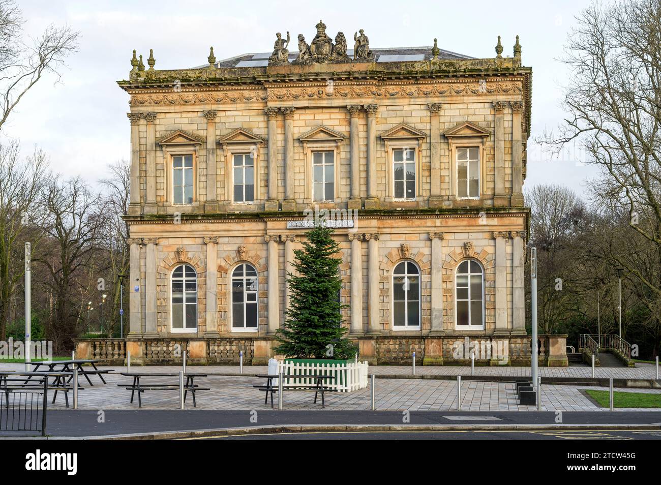 Christmas Tree at Langside Hall, Langside Avenue, Shawlands, Glasgow ...