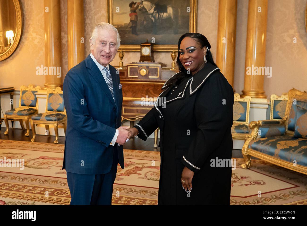 King Charles III receives the High Commissioner for Grenada to the ...