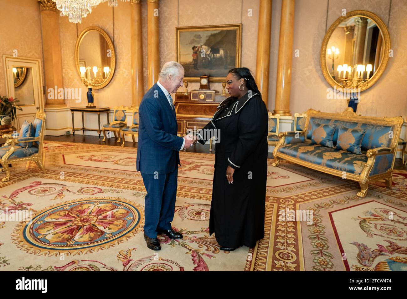 King Charles III receives the High Commissioner for Grenada to the ...