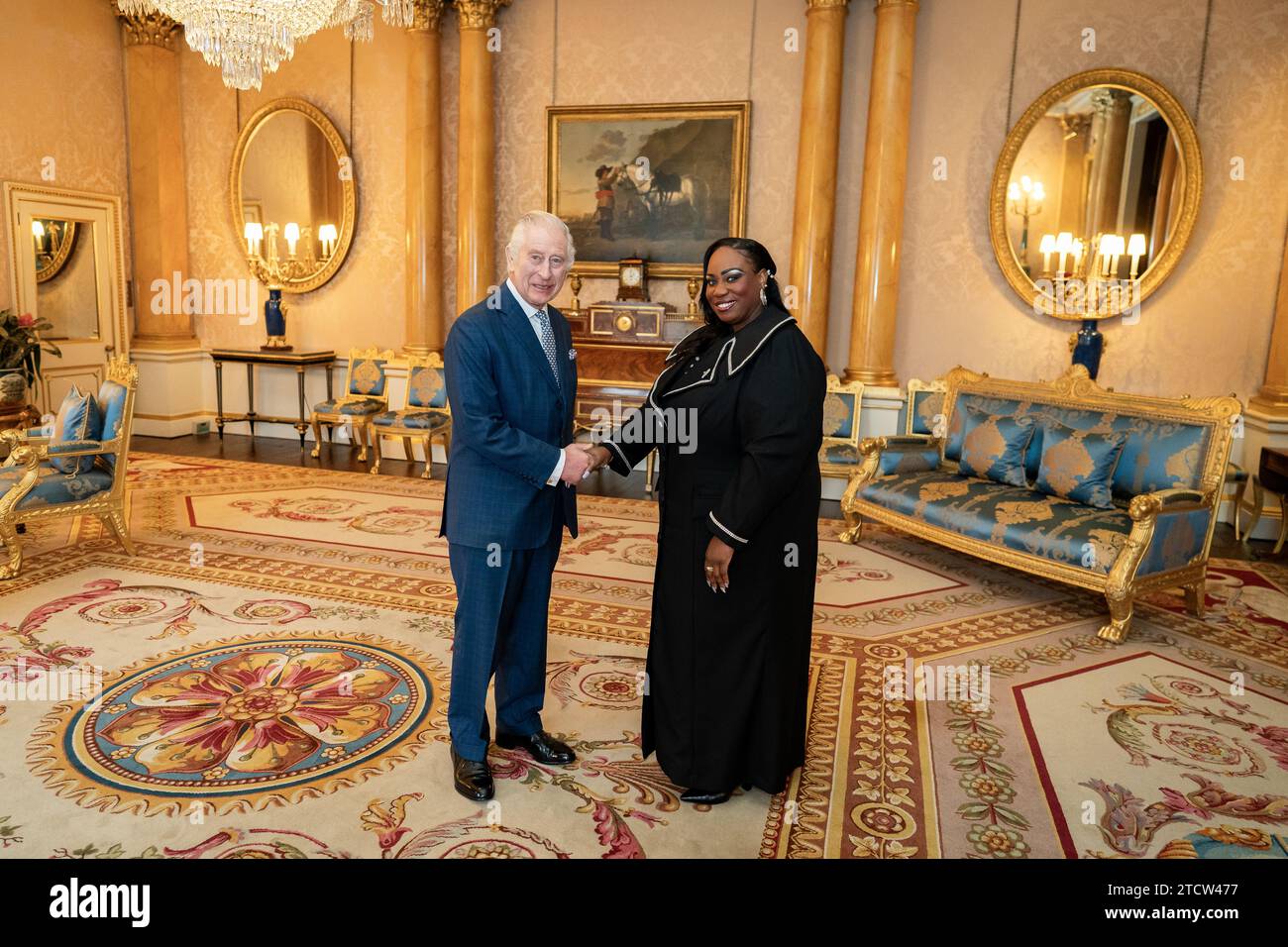 King Charles III receives the High Commissioner for Grenada to the ...