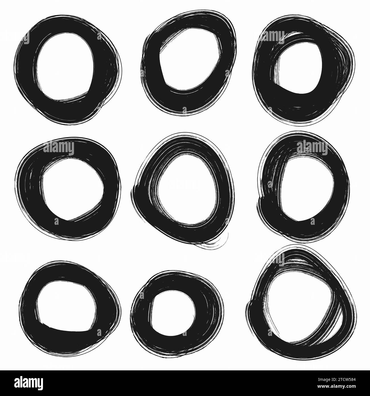 Hand drawn circle hi-res stock photography and images - Alamy