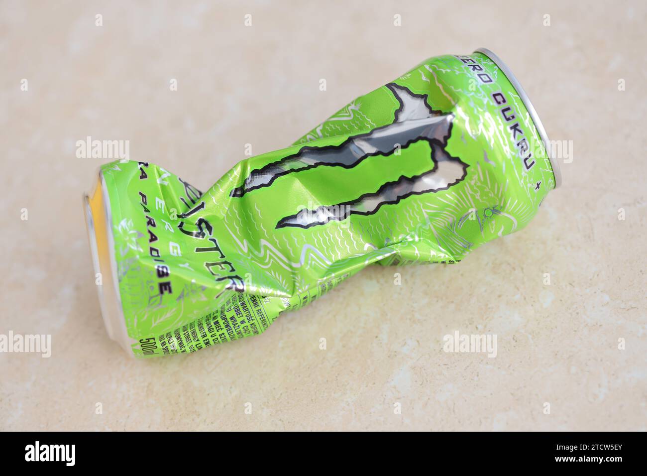 KYIV, UKRAINE - 4 MAY, 2023: Monster energy drink ultra paradise in ...