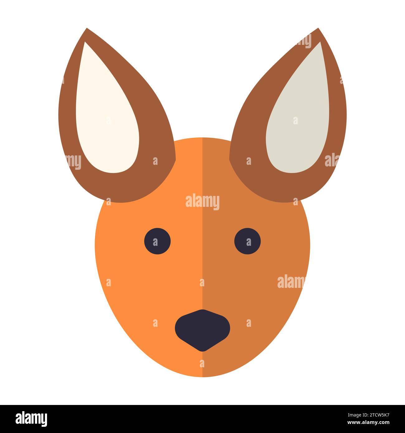 Abstract vector animal icon on white background Stock Vector Image ...