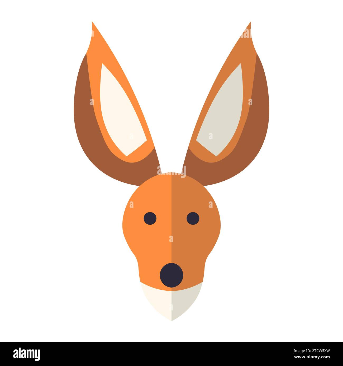 Abstract vector animal icon on white background Stock Vector Image ...