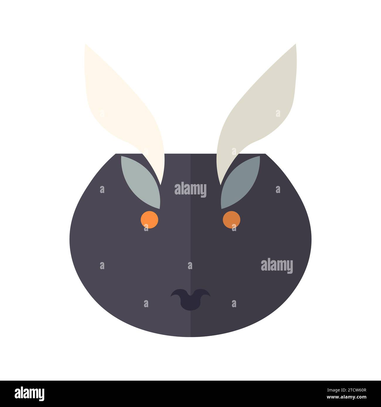 Abstract vector animal icon on white background Stock Vector Image ...