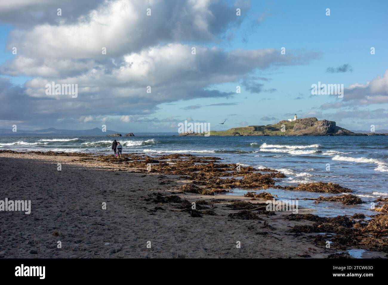 The island of Fidra in East Lothian Stock Photo - Alamy