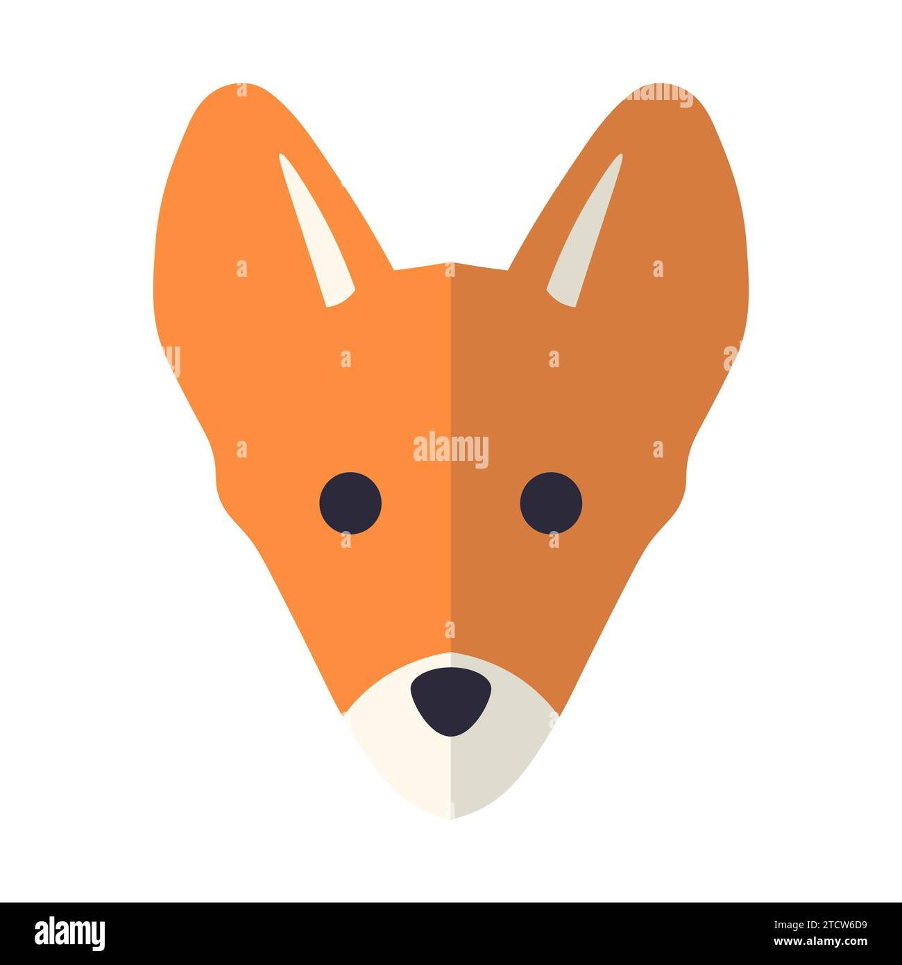 Abstract vector animal icon on white background Stock Vector Image ...
