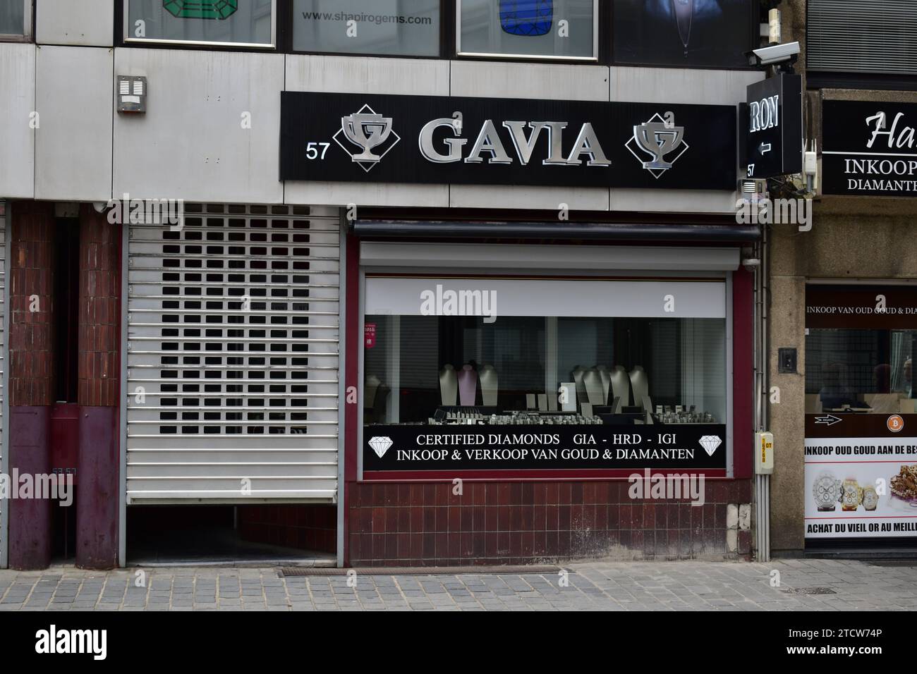 Jewish diamond and jewellery store "Gavia" in the jewish quarter in ...