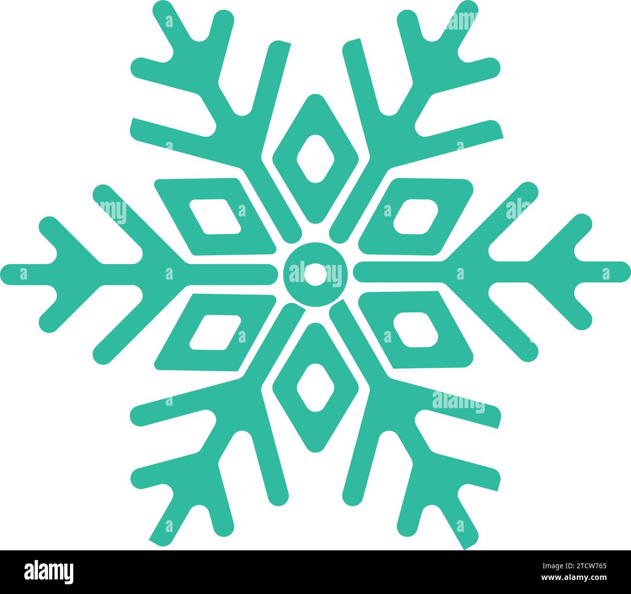 Snowflake winter season Cut Out Stock Images & Pictures - Alamy