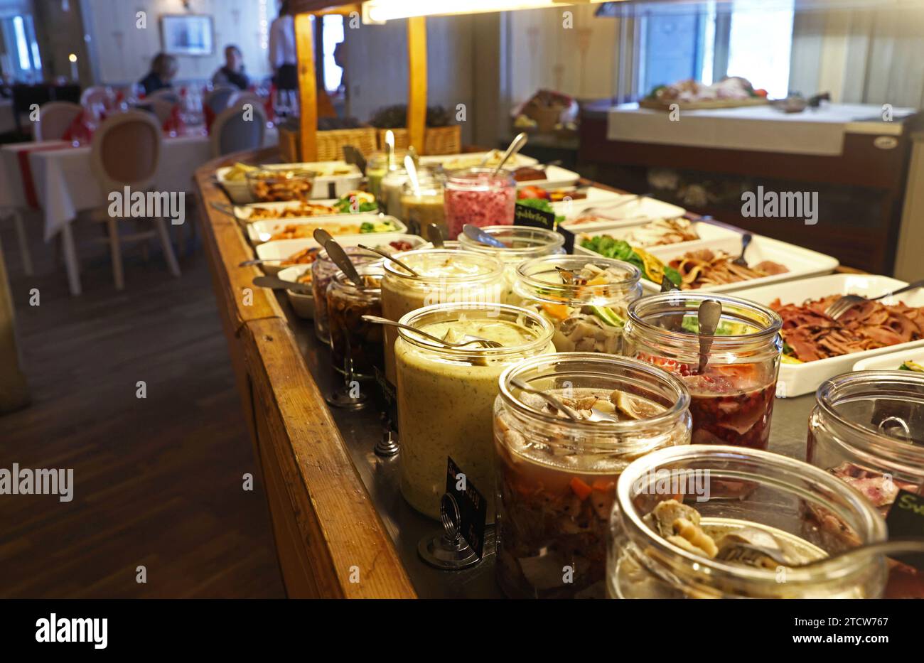 ”Julbord” (swedish traditional christmas food), In the picture: herring ...