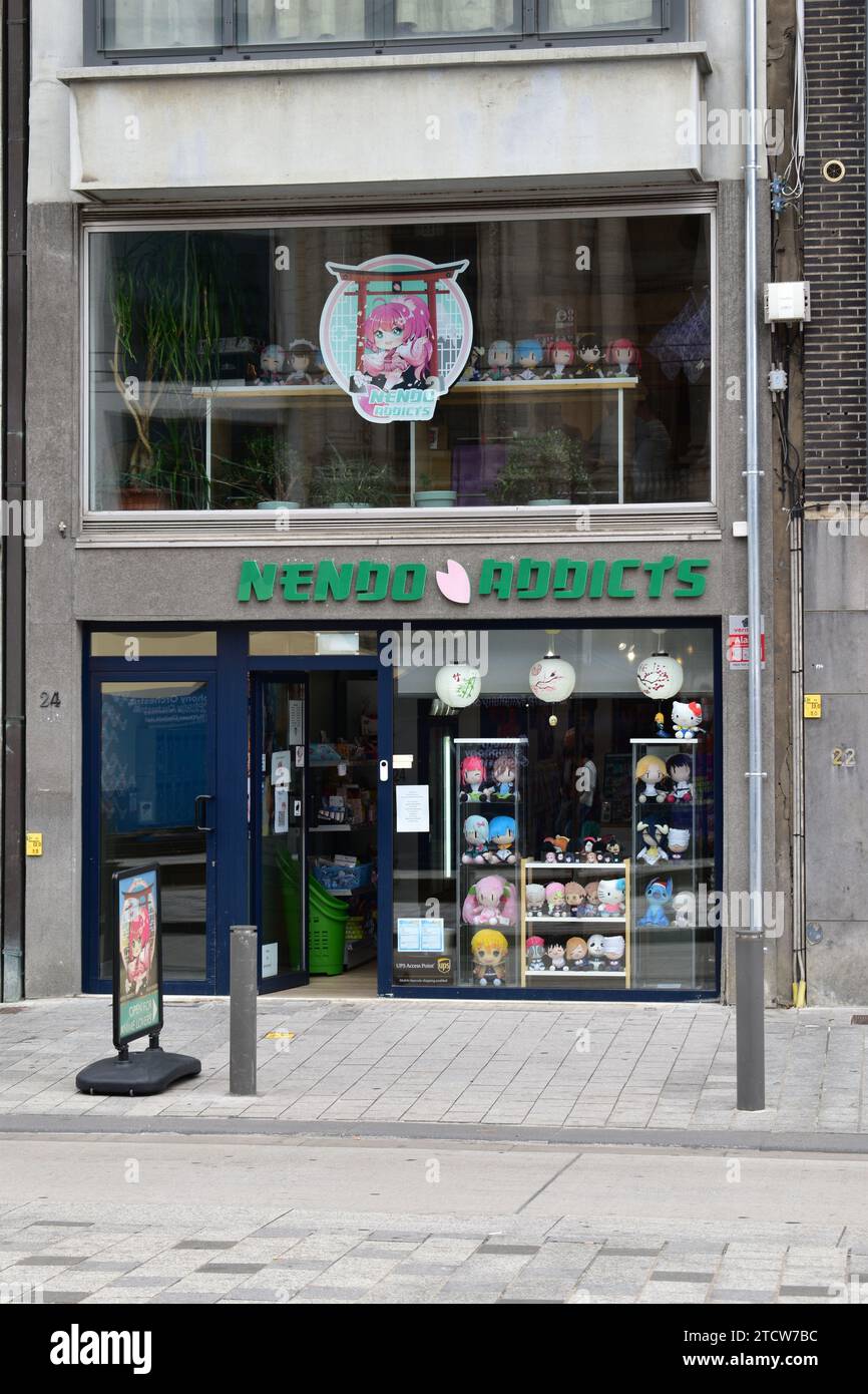 Exterior facade of Japanese merchandise store "Nendo Addicts" in the ...