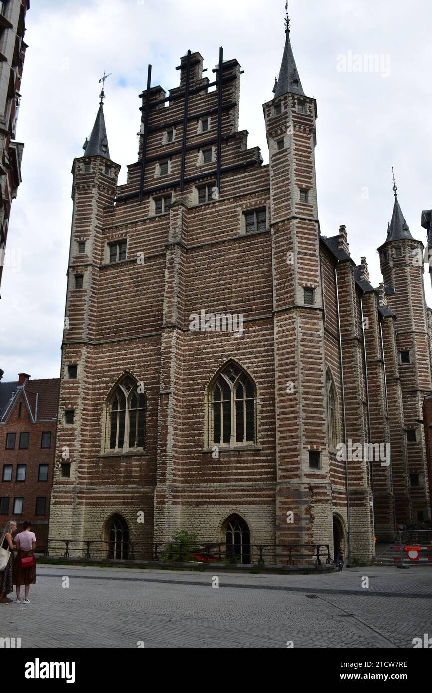 Majestic building of "Museum Vleeshuis", a museum about the music and ...
