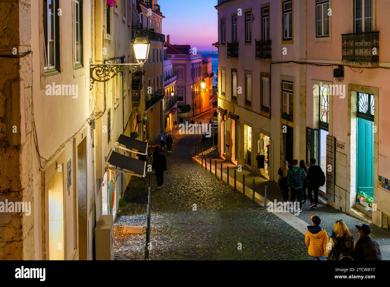 Walk old hilly street hi-res stock photography and images - Alamy