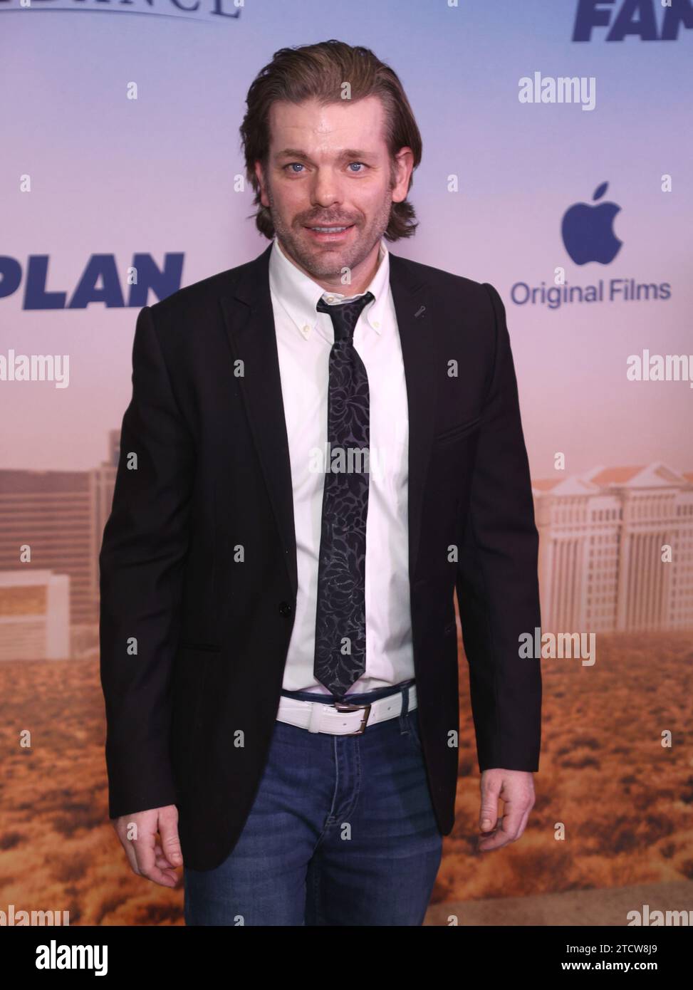 Las Vegas, USA. 13th Dec, 2023. Ryan Homchick arriving at the world ...