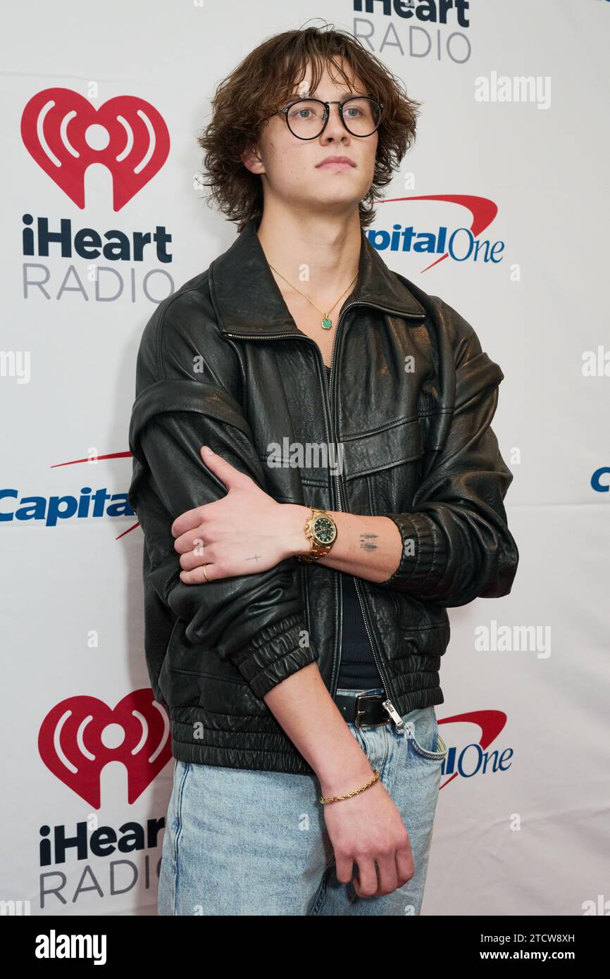 PHILADELPHIA, PA, USA - DECEMBER 12, 2023: David Kushner poses at Q102 ...