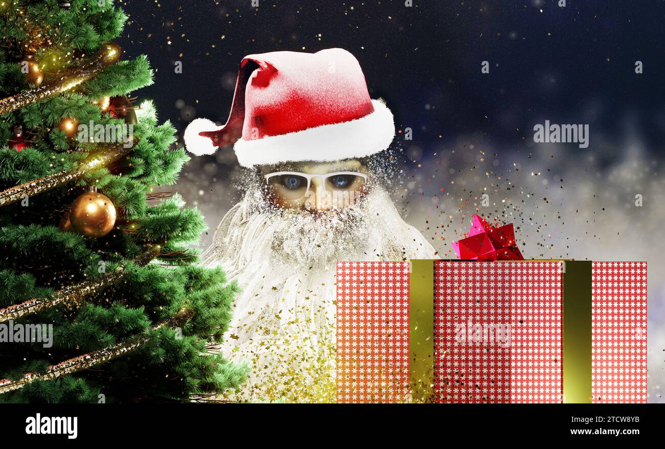 3d Santa Claus Wallpaper