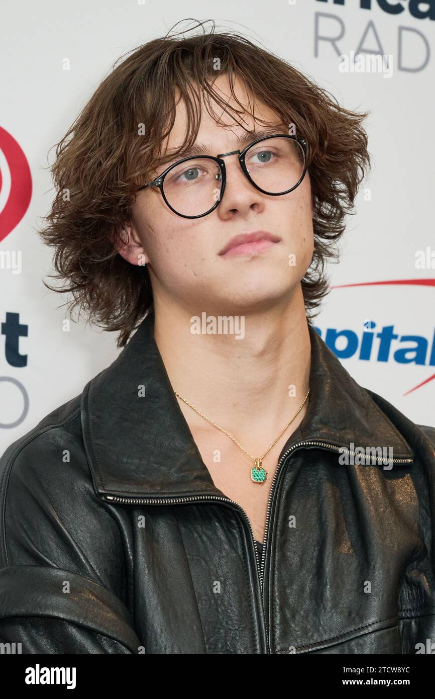 PHILADELPHIA, PA, USA - DECEMBER 12, 2023: David Kushner poses at Q102 ...