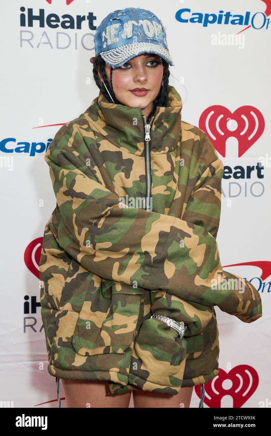 PHILADELPHIA, PA, USA - DECEMBER 12, 2023: Jessie Murph poses at Q102's ...