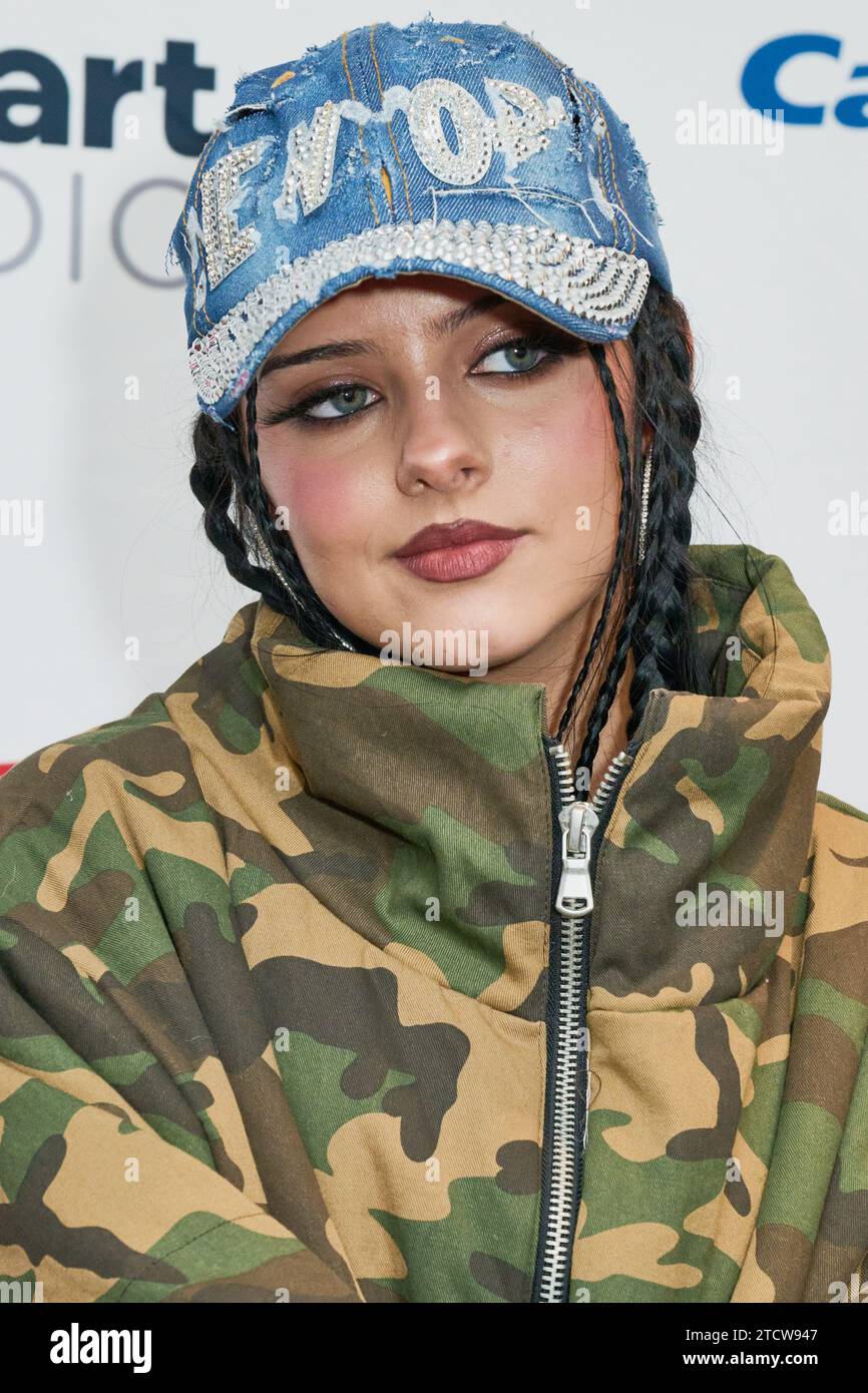 PHILADELPHIA, PA, USA - DECEMBER 12, 2023: Jessie Murph poses at Q102's ...