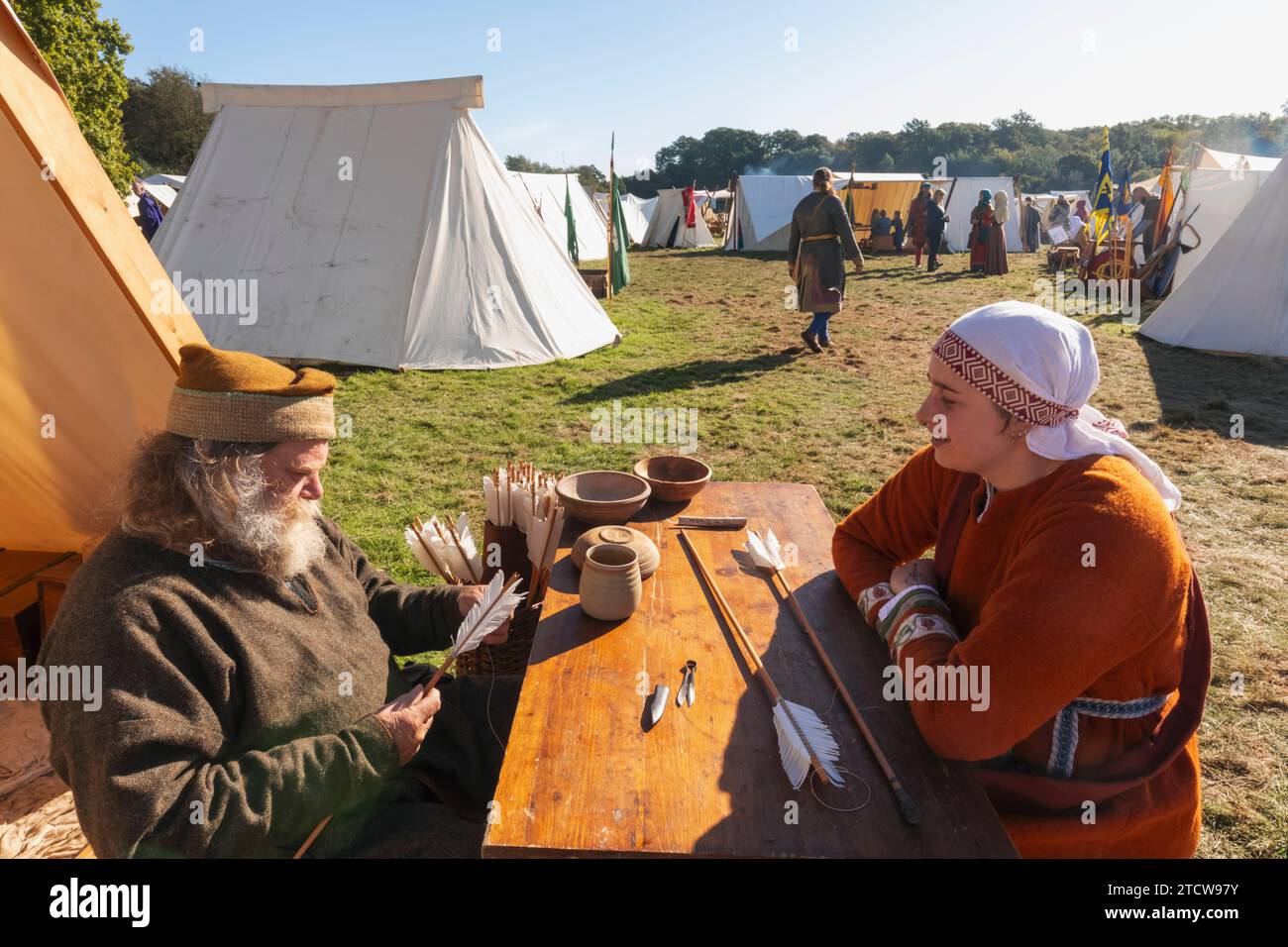 England, East Sussex, Battle, The Annual October Battle of Hastings Re ...
