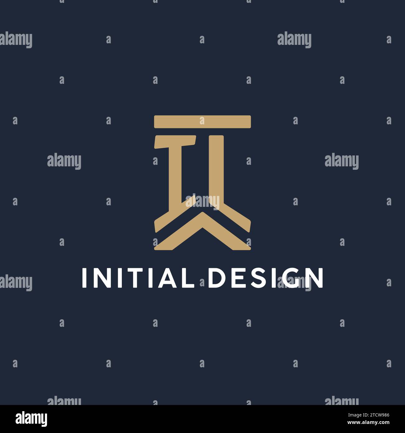 Il initial Stock Vector Images - Alamy