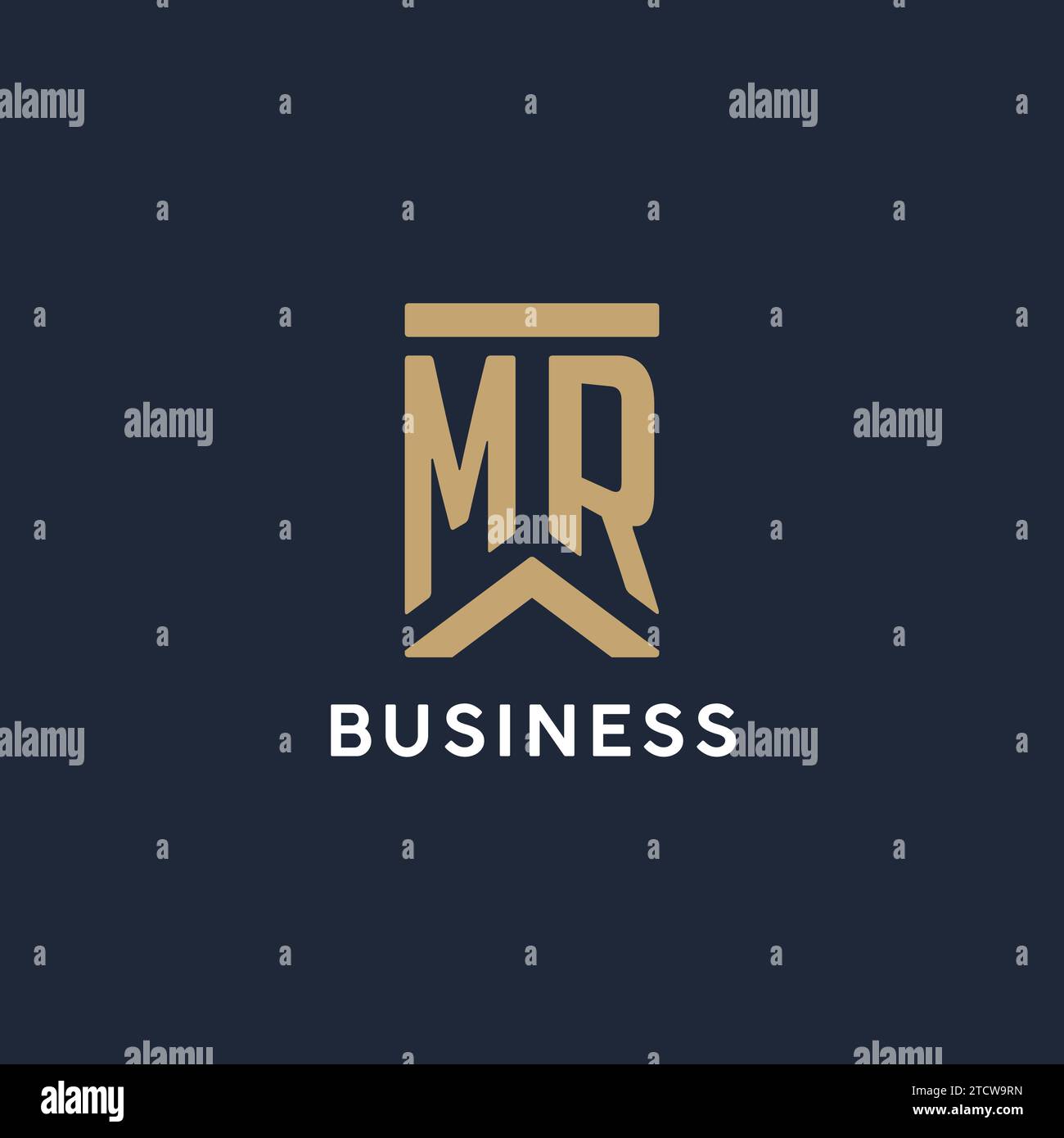 Mr logo design hi-res stock photography and images - Alamy