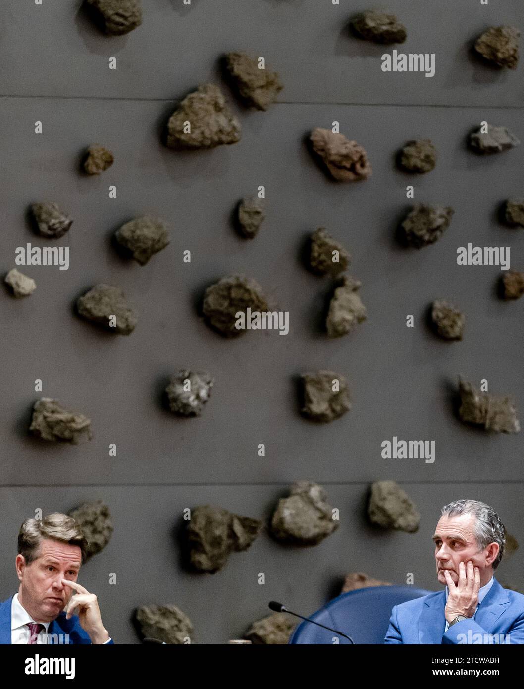 THE HAGUE - Martin Bosma and Tom van der Lee during a debate in the ...