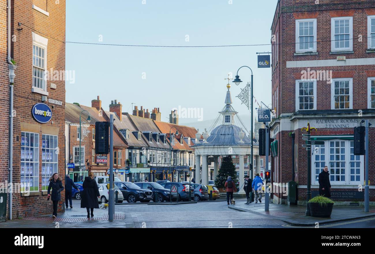 Town Centre, Beverley, East Yorkshire, mid December 2023 Stock Photo ...