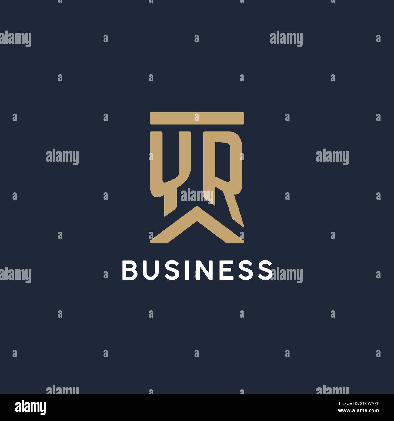 Yr logo design hi-res stock photography and images - Alamy