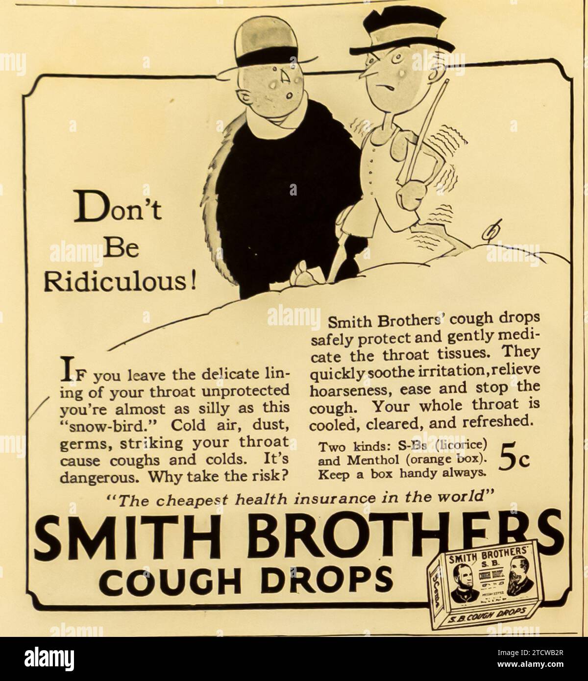 Vintage cough drops hi-res stock photography and images - Alamy