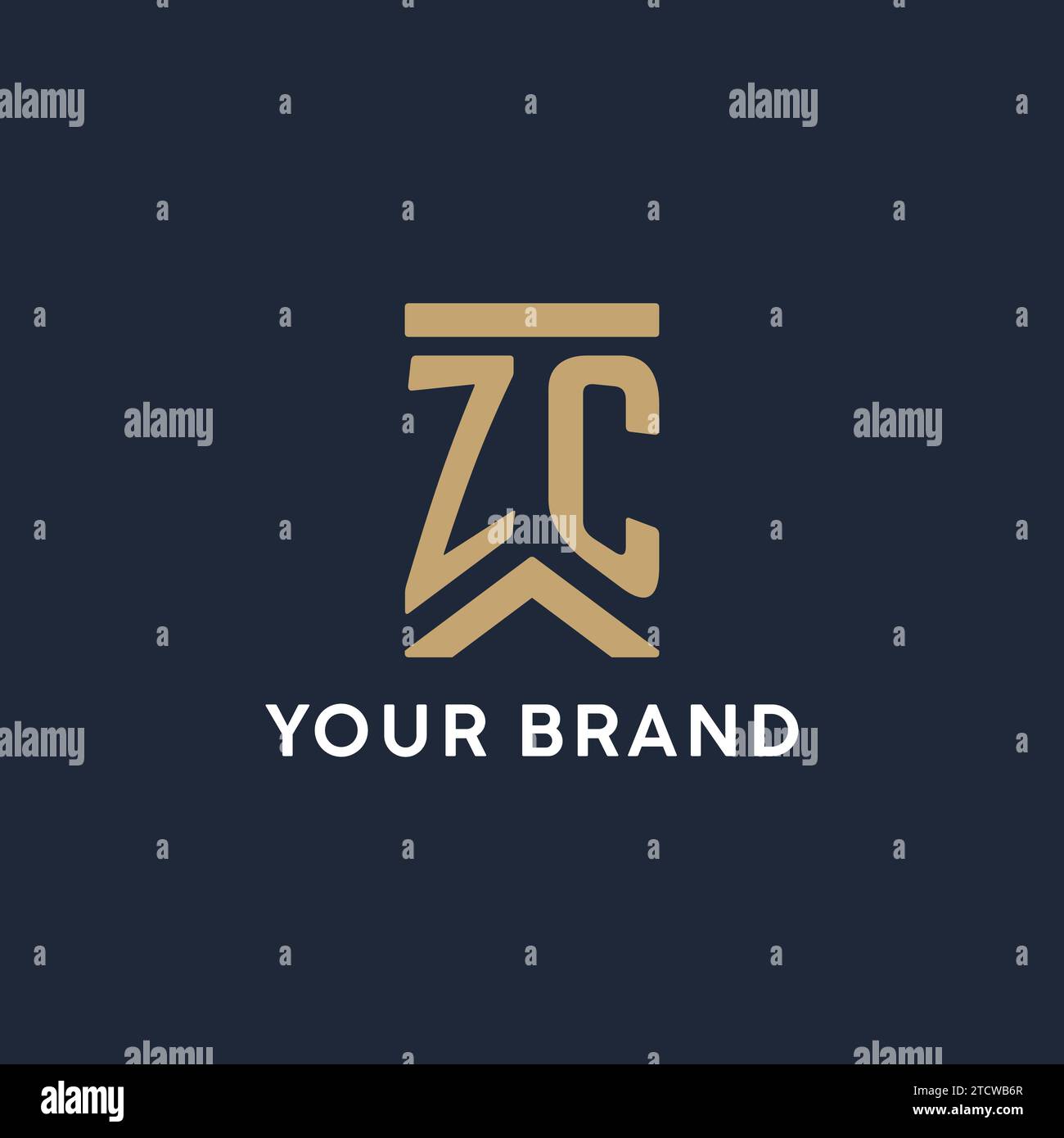 Zc logos Stock Vector Images - Alamy
