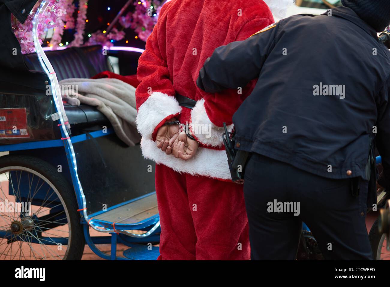 Santa claus handcuffs hi-res stock photography and images - Alamy