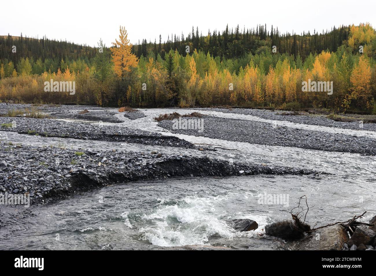 Rivers of Dempster Hwy Stock Photo - Alamy