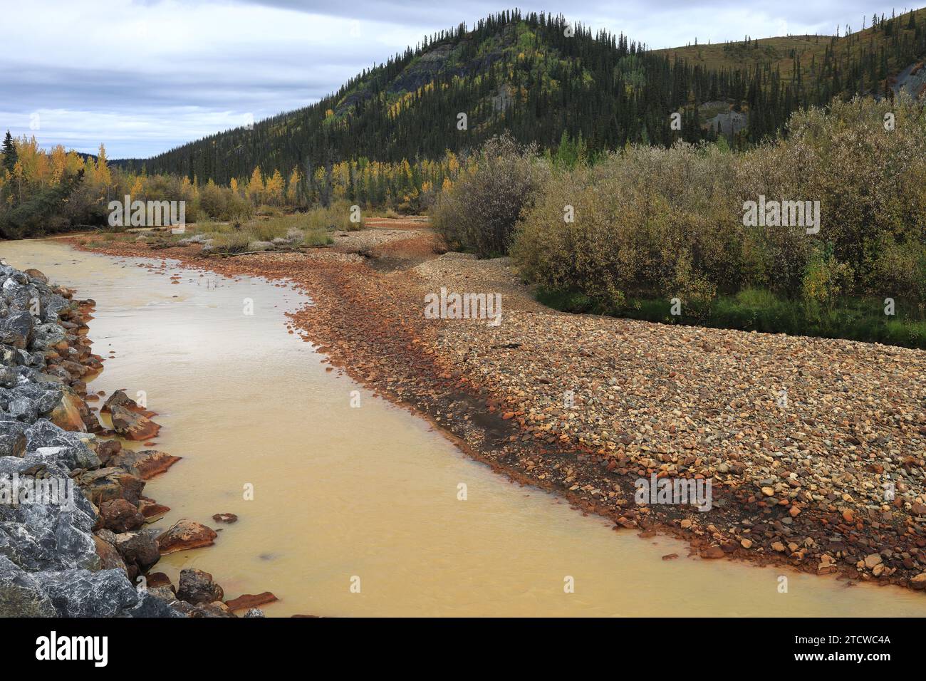 Rivers of Dempster Hwy Stock Photo - Alamy