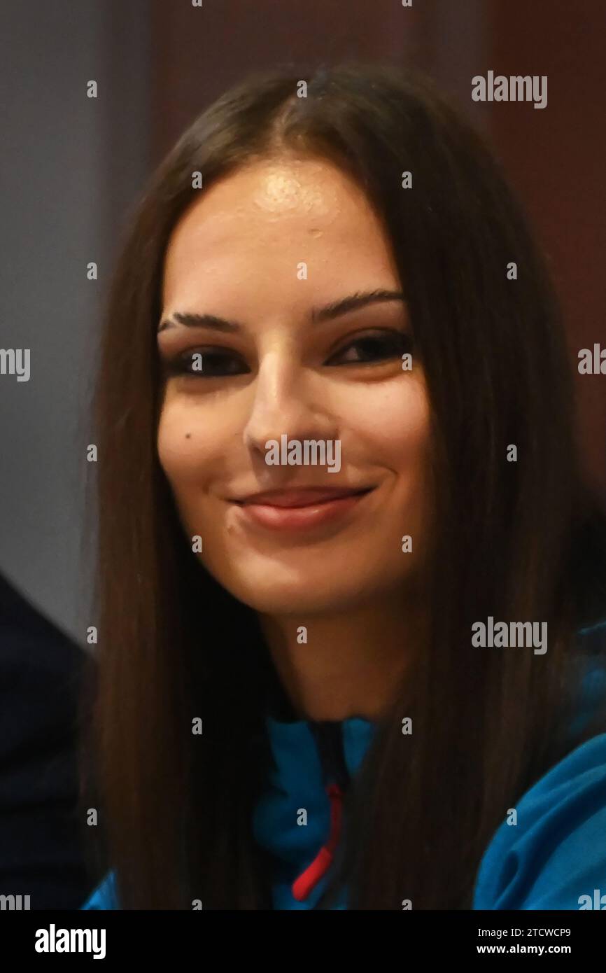 Ostrava, Czech Republic. 14th Dec, 2023. Czech athlete Karolina ...