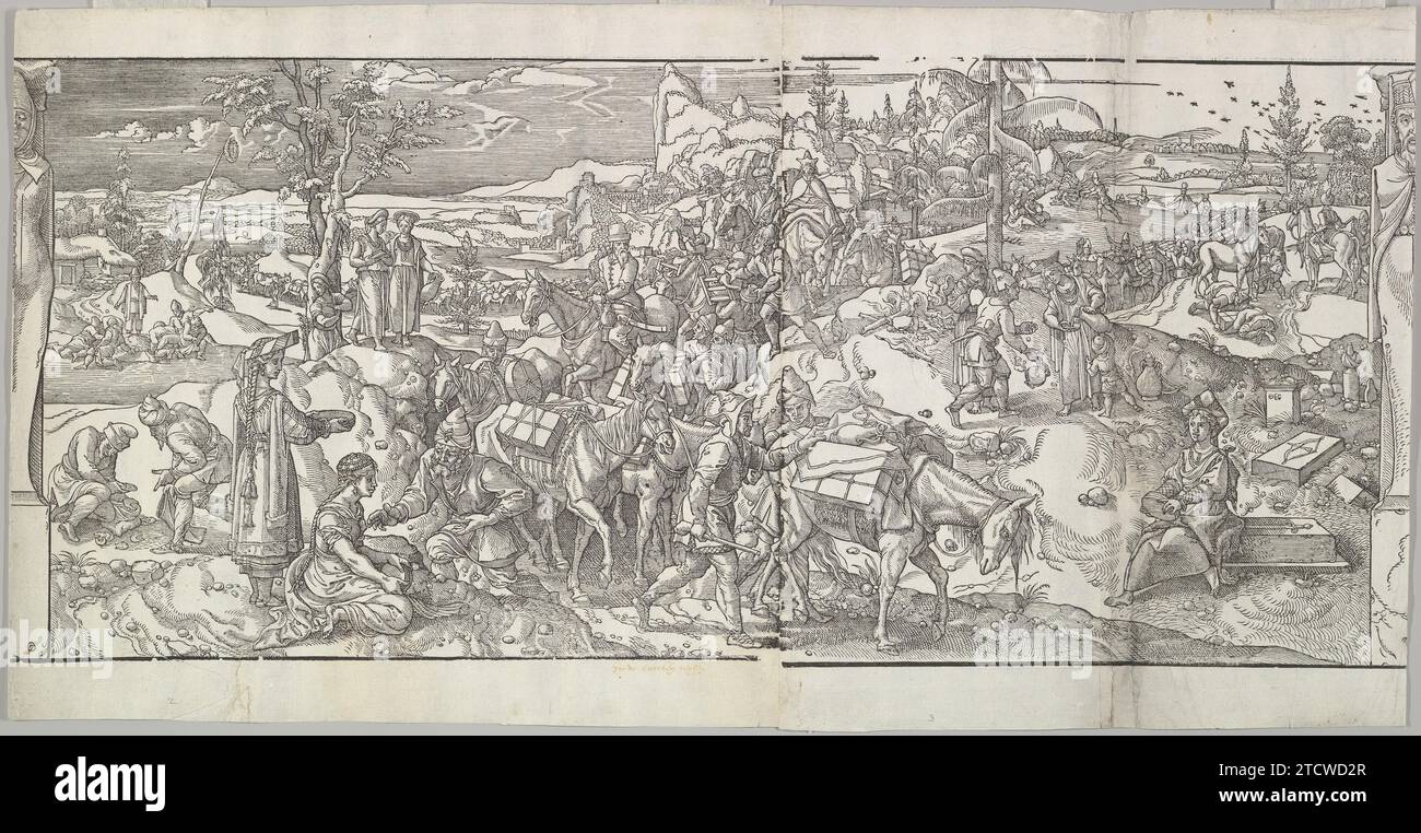 The Passage of a Caravan from the frieze Ces Moeurs et fachons de faire ...