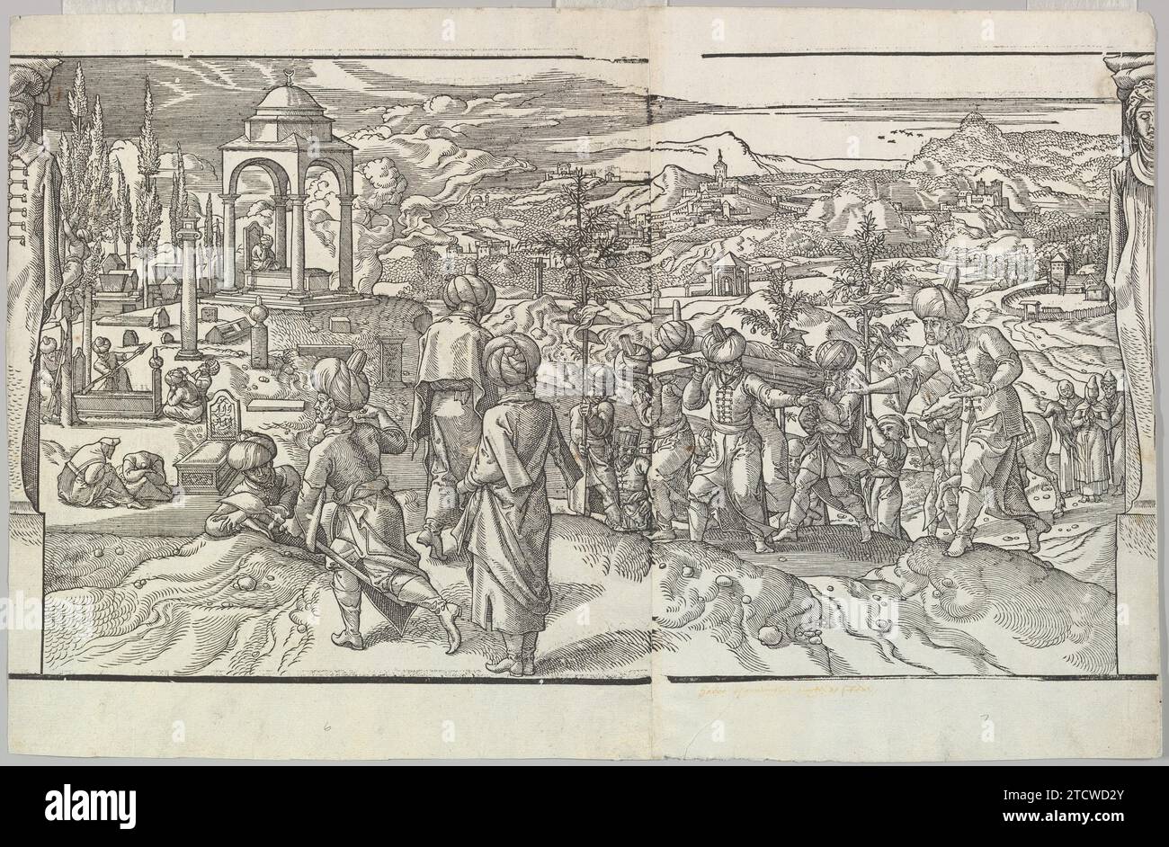 A Turkish Funeral from the frieze Ces Moeurs et fachons de faire de ...