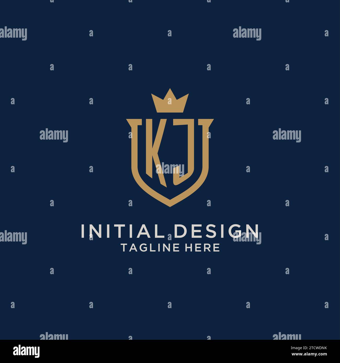 Letter kj vector vectors hi-res stock photography and images - Alamy