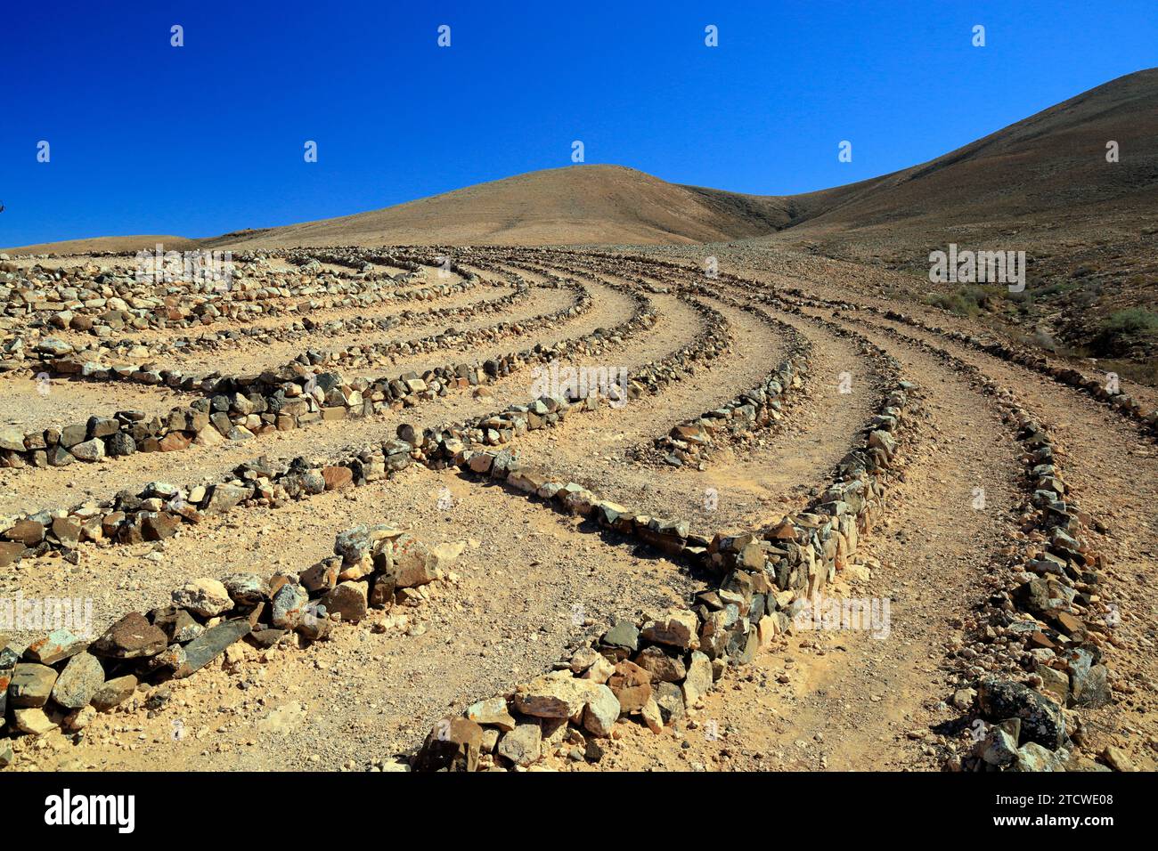 Wolf Patton's Labyrinth, near El Cotillo, Fuerteventura, Canary Islands ...