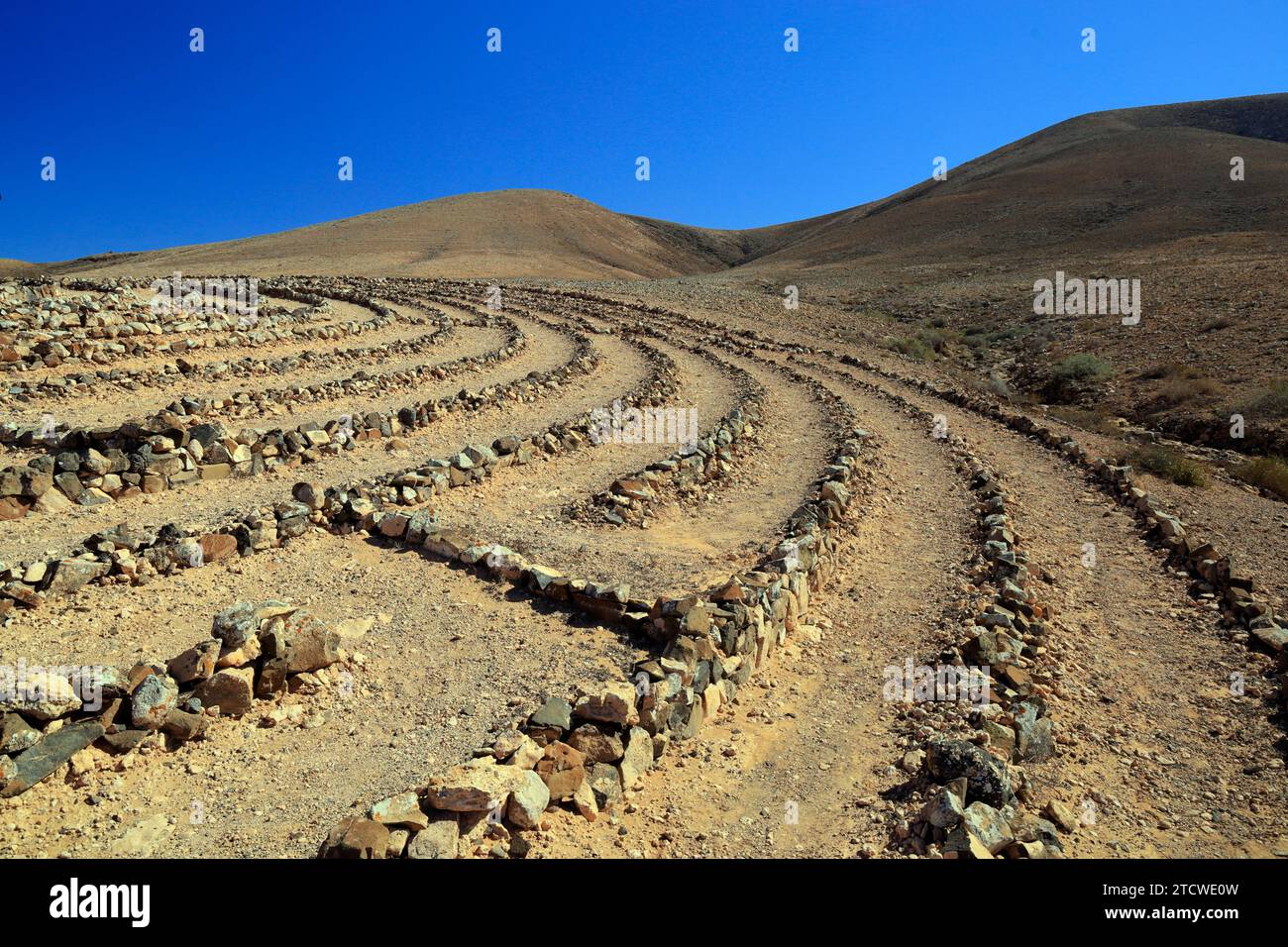 Wolf Patton's Labyrinth, near El Cotillo, Fuerteventura, Canary Islands ...