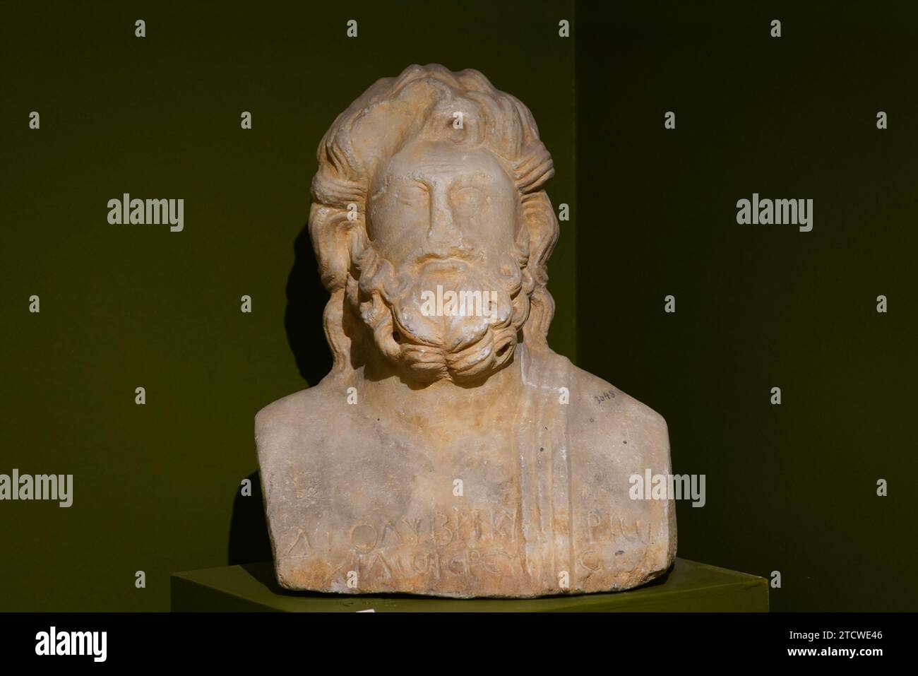 Old Statue in Museum of Anatolian Civilizations, Ankara City, Turkey ...